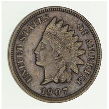 SHARP - 1907 - Indian Head Cent - Great Detail in Liberty - Tough Grade ...