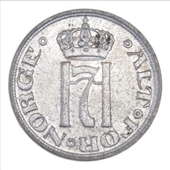 SILVER - 1913 Norway 10 Ore - World Silver Coin | Property Room