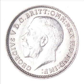 SILVER - 1918 Great Britain 3 Pence - World Silver Coin | Property Room