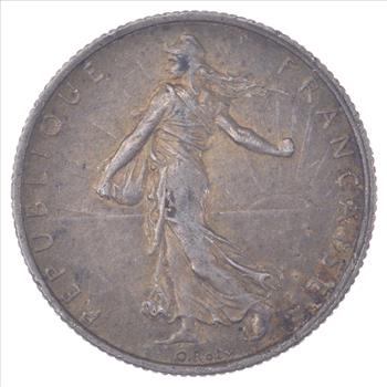 SILVER - 1919 France 2 Francs - World Silver Coin 10.1 Grams | Property ...