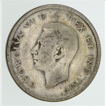 SILVER - 1943 Canada 25 Cents - World Silver Coin 5.9 Grams | Property Room