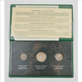 SILVER Coin Set The Liberty Collection Historic US Collection ...