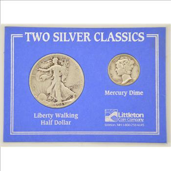 SILVER Coin Set Two Silver Classics Historic US Collection - Includes ...