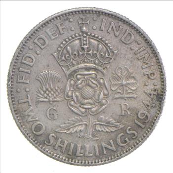 SILVER - WORLD Coin - 1944 Great Britain 2 Shillings - World Silver ...