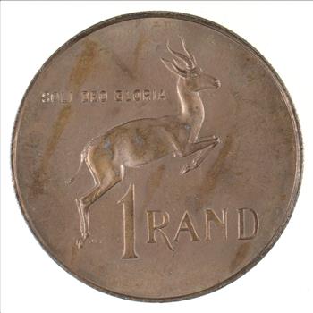 SILVER - WORLD Coin - 1970 South Africa 1 Rand - World Silver Coin ...