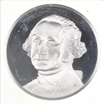 Sterling Silver - Gilbert Stuart - - 0.925 Silver - 31.5 Grams Round ...