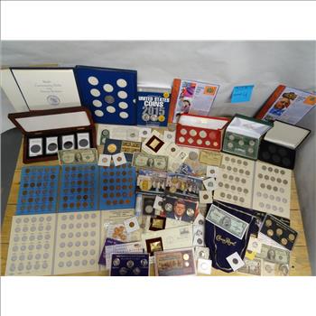 US World Coin Currency Collection Silver, Dollars, Sets, Lot - All ...