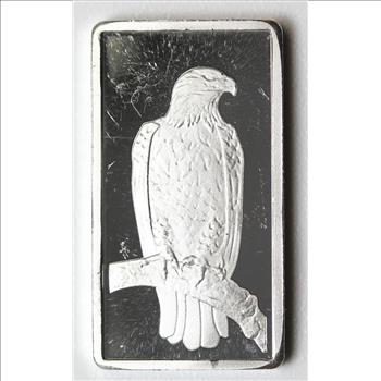 VERY RARE 2.5 Grams .999 Fine Silver Bar - Bald Eagle - Ag Mint - Only ...