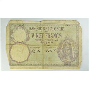 Vintage Franc Paper Money - Highly Collectible - Great Artwork ...