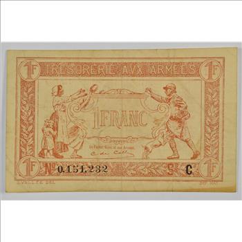 Vintage Franc Paper Money - Highly Collectible - Great Artwork ...