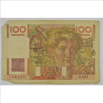 Vintage Franc Paper Money - Highly Collectible - Great Artwork ...