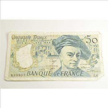 Vintage Franc Paper Money - Highly Collectible - Great Artwork ...