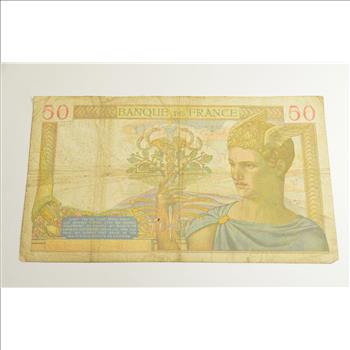 Vintage Franc Paper Money - Highly Collectible - Great Artwork ...