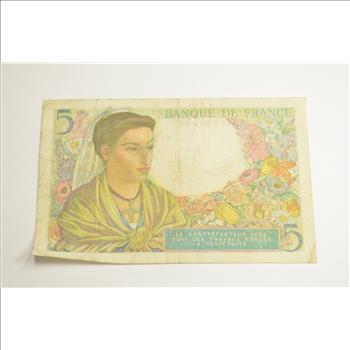 Vintage Franc Paper Money - Highly Collectible - Great Artwork ...
