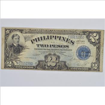 Vintage Philippines Paper Money Currency - Collectible Note | Property Room