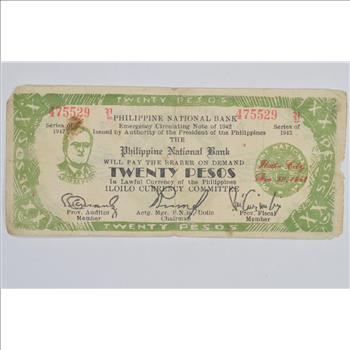 Vintage Philippines Paper Money Currency - Collectible Note | Property Room