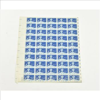 VINTAGE - UNUSED Entire SHEET Real USPS Postage Stamps! | Property Room