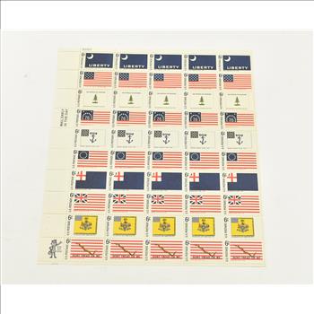 VINTAGE - UNUSED Entire SHEET Real USPS Postage Stamps! | Property Room