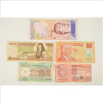 WORLD Currency - Collectible International Bank Notes | Property Room