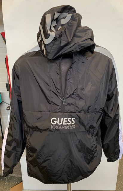Guess Hooded Wind Breaker Sz XL | Property Room