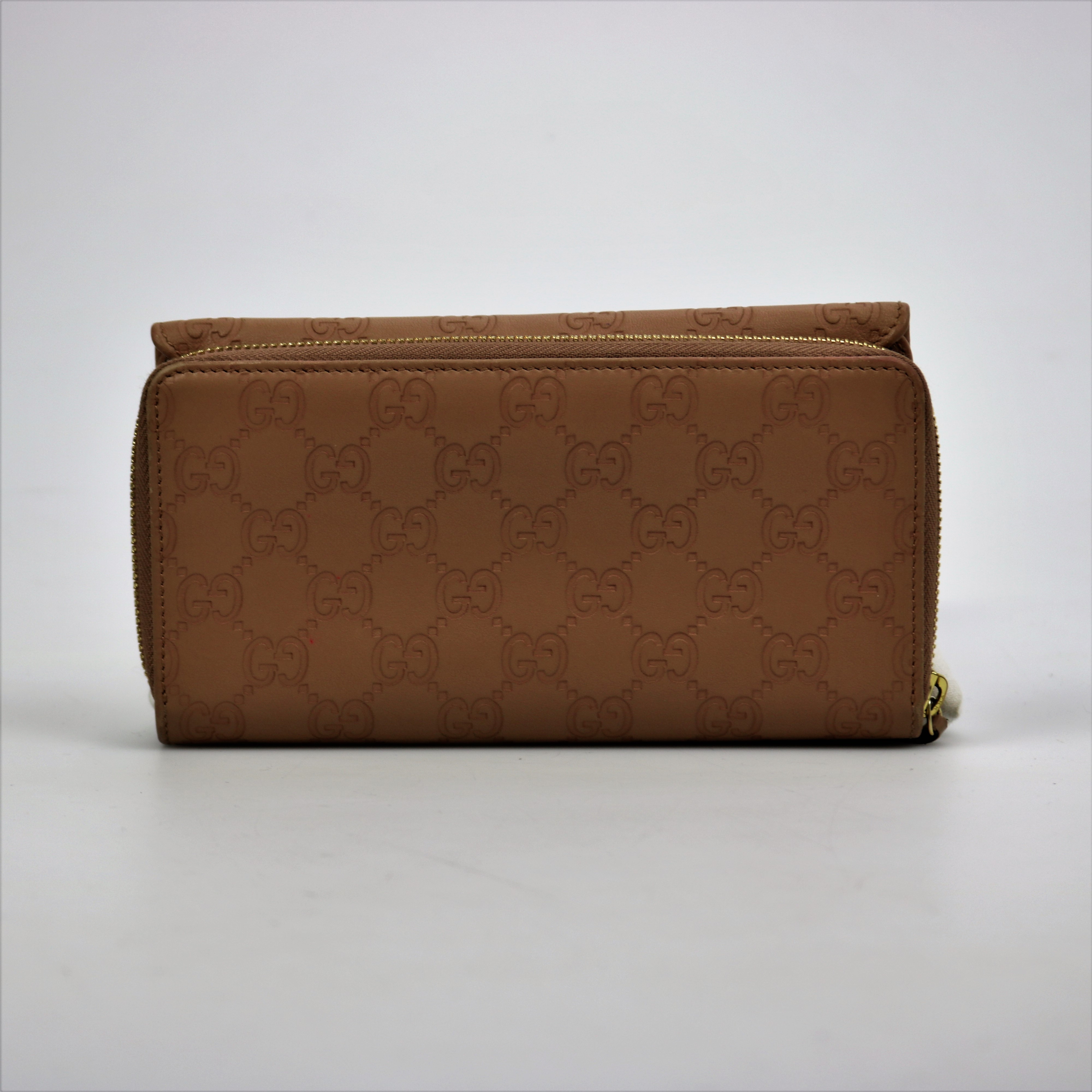 Gucci Monogram Leather Wallet | Property Room