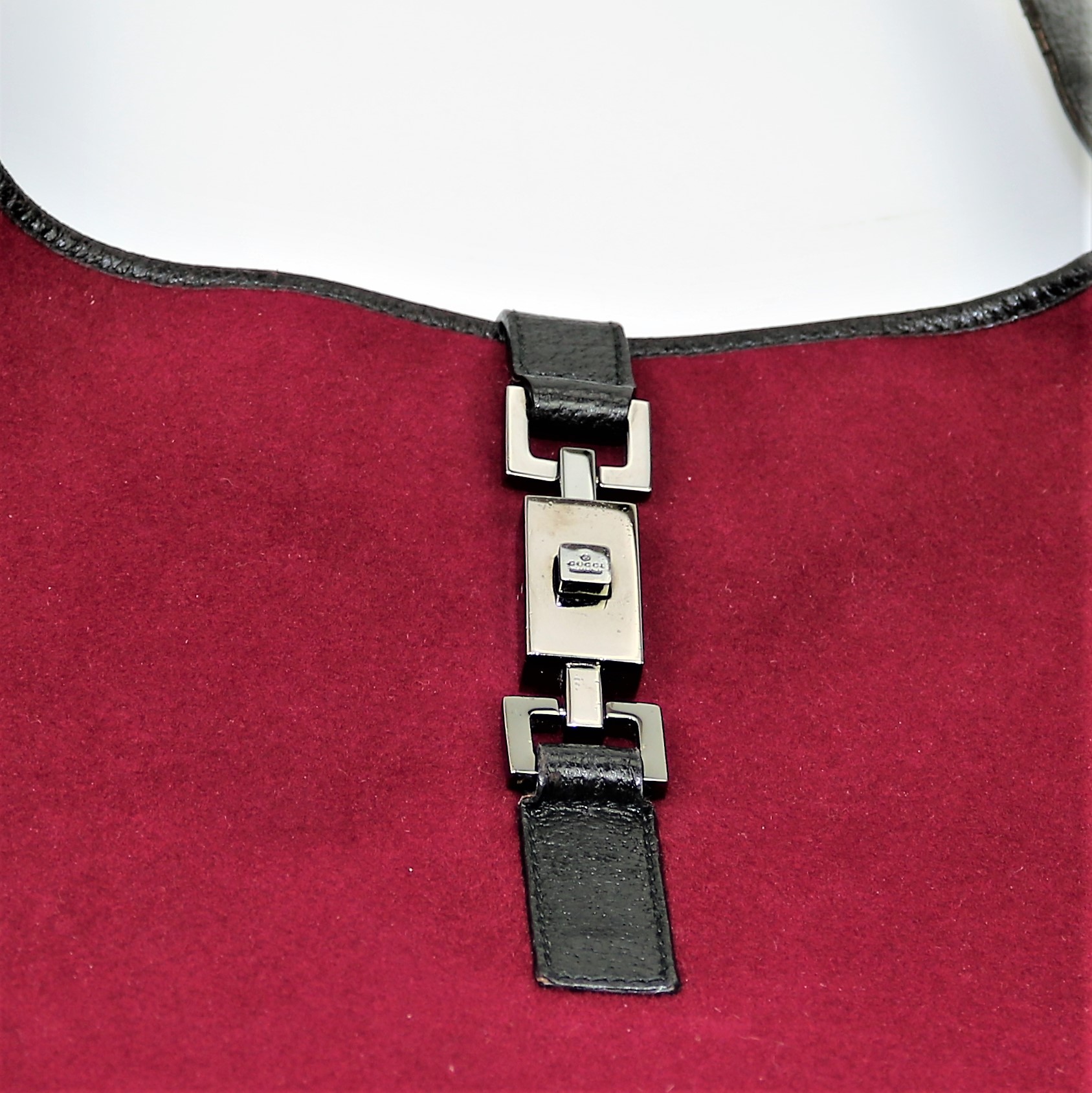 Gucci Wine and Black Shoulder Bag | Property Room