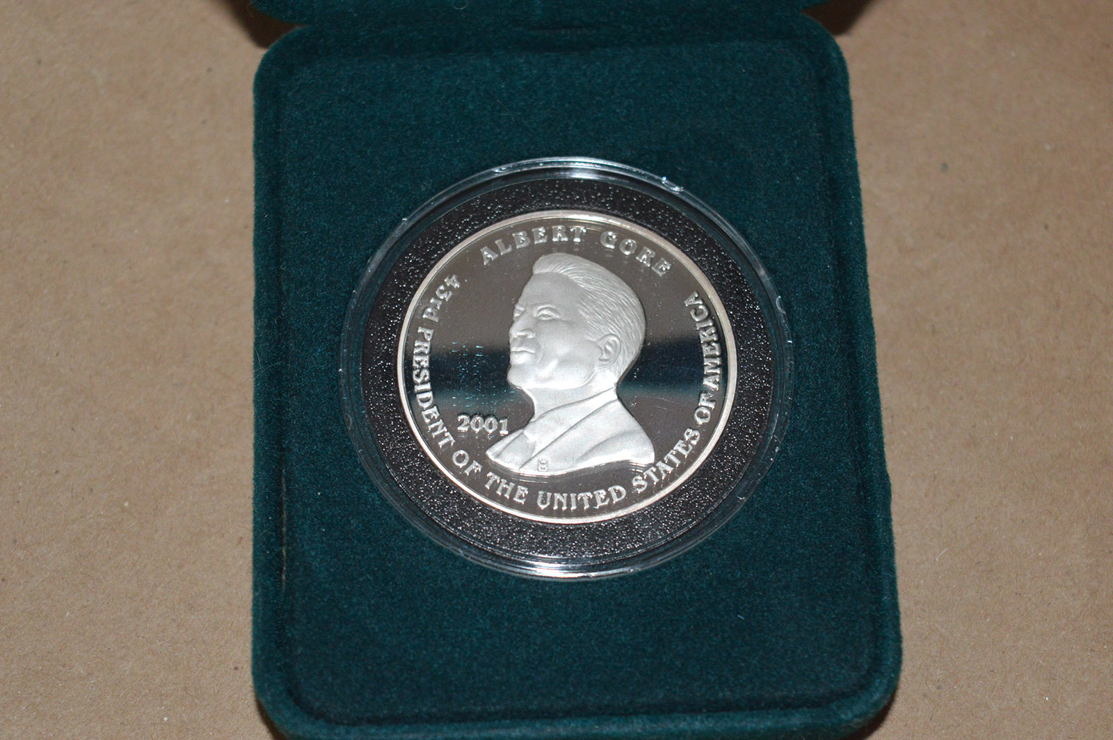 2001 Presidential Election Silver Proof Medal | Property Room