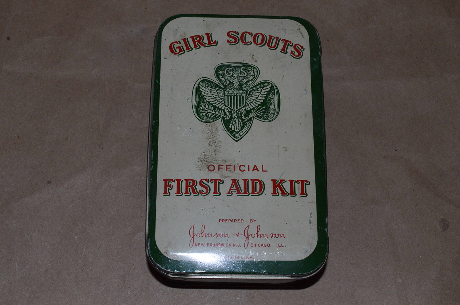 Girl Scouts Official First Aid Kit Tin | Property Room