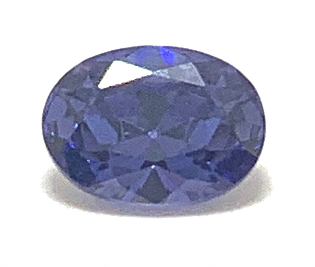 0.48ctw Natural Oval Brazilian Iolite Loose Gemstone 6X4mm | Property Room