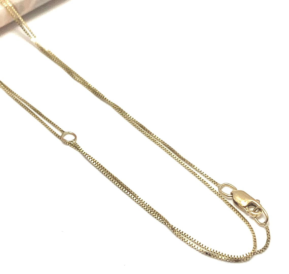 10k Yellow Gold Box Chain | Property Room