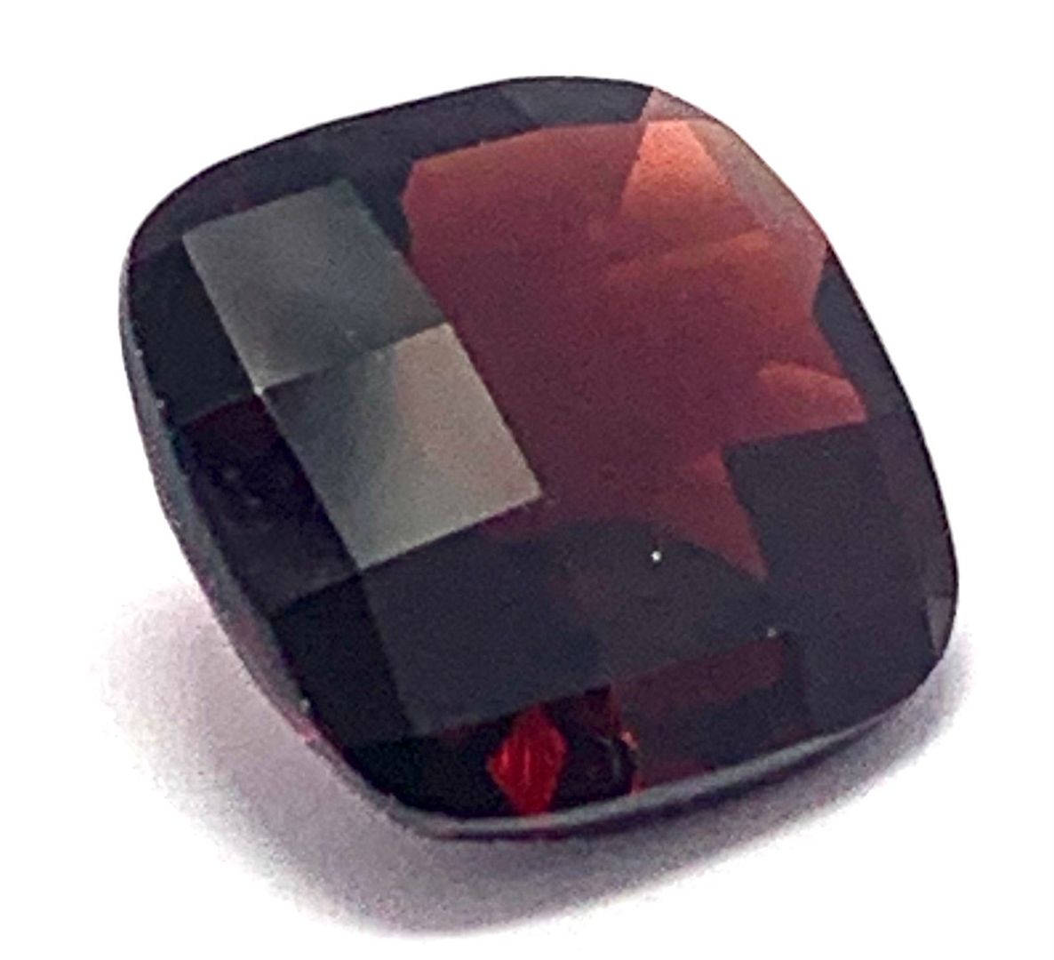 4.25ct Natural Madagascarian Cushion Cut Garnet 10x10mm | Property Room