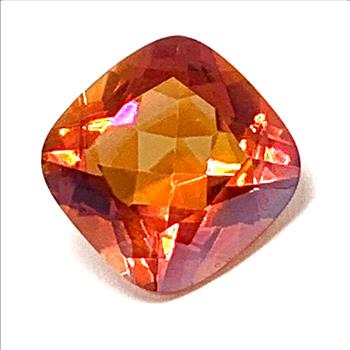 6.10ctw Brazilian Azotic Topaz 11X11mm Cushion Cut Loose Stone ...