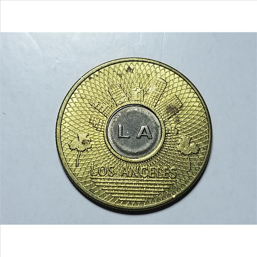 Retro Los Angeles Transit Token Coin | Property Room