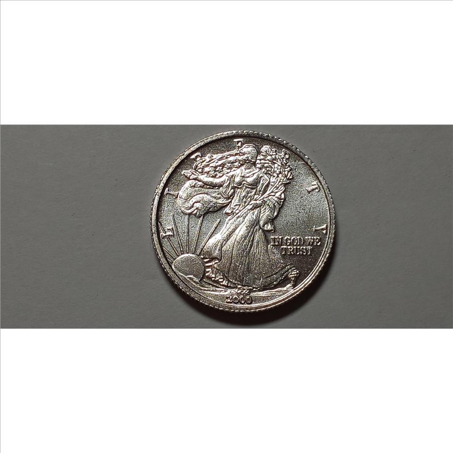 2000 Y2K Quarter Oz Silver Coin | Property Room