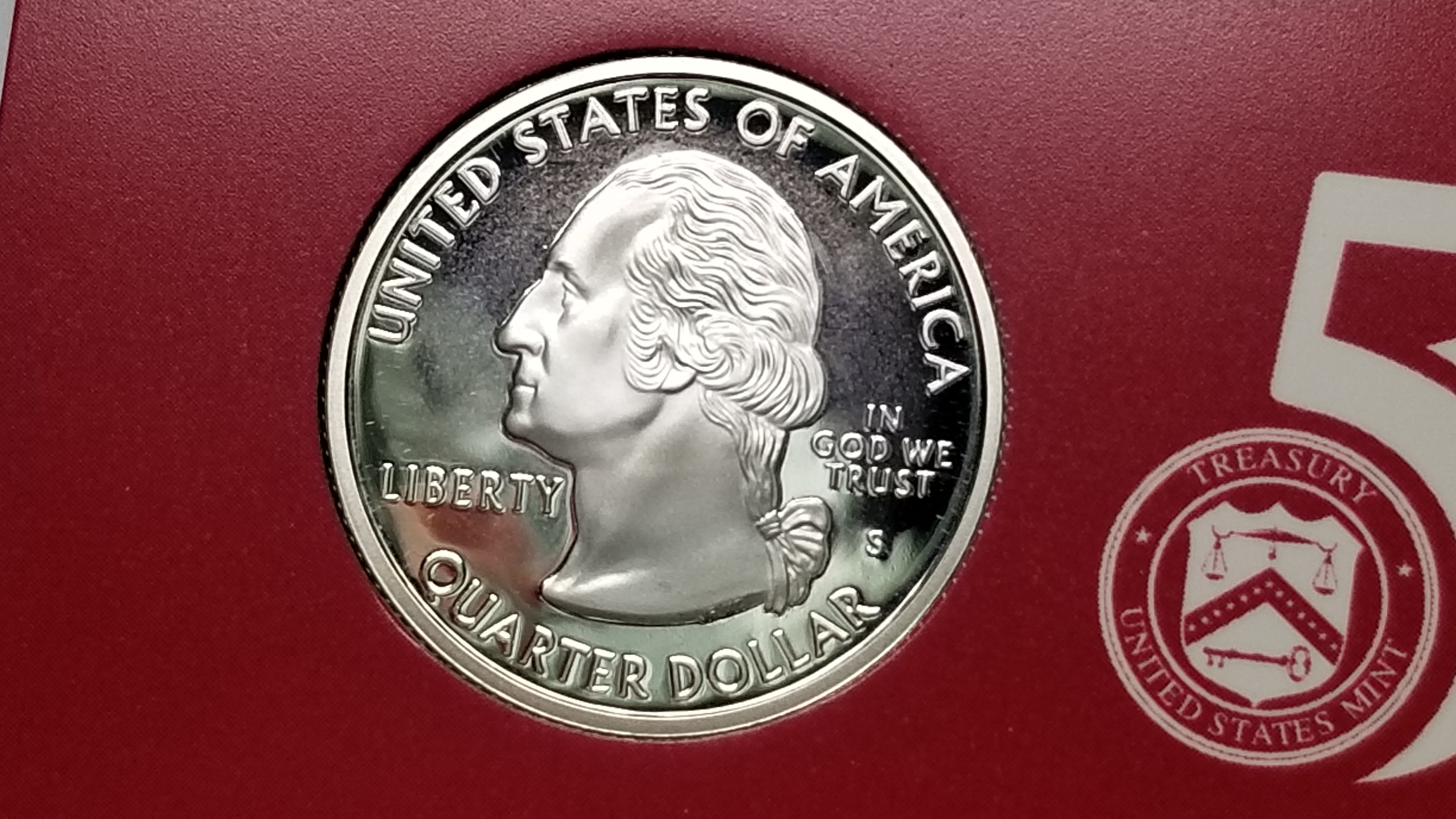 1999 S Silver Georgia State Quarter Gem Proof Cameo | Property Room