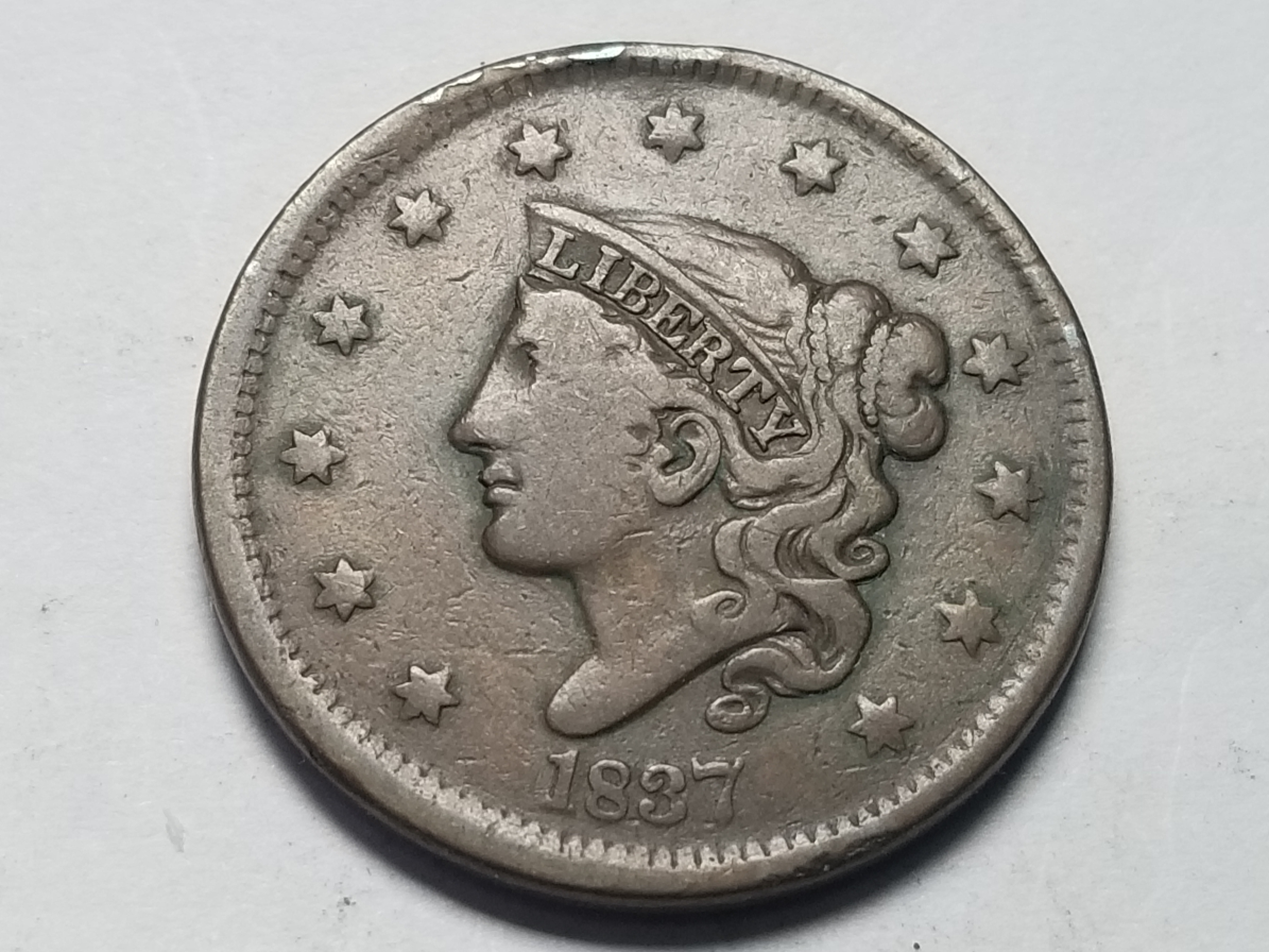 1837 Large Cent High Grade | Property Room
