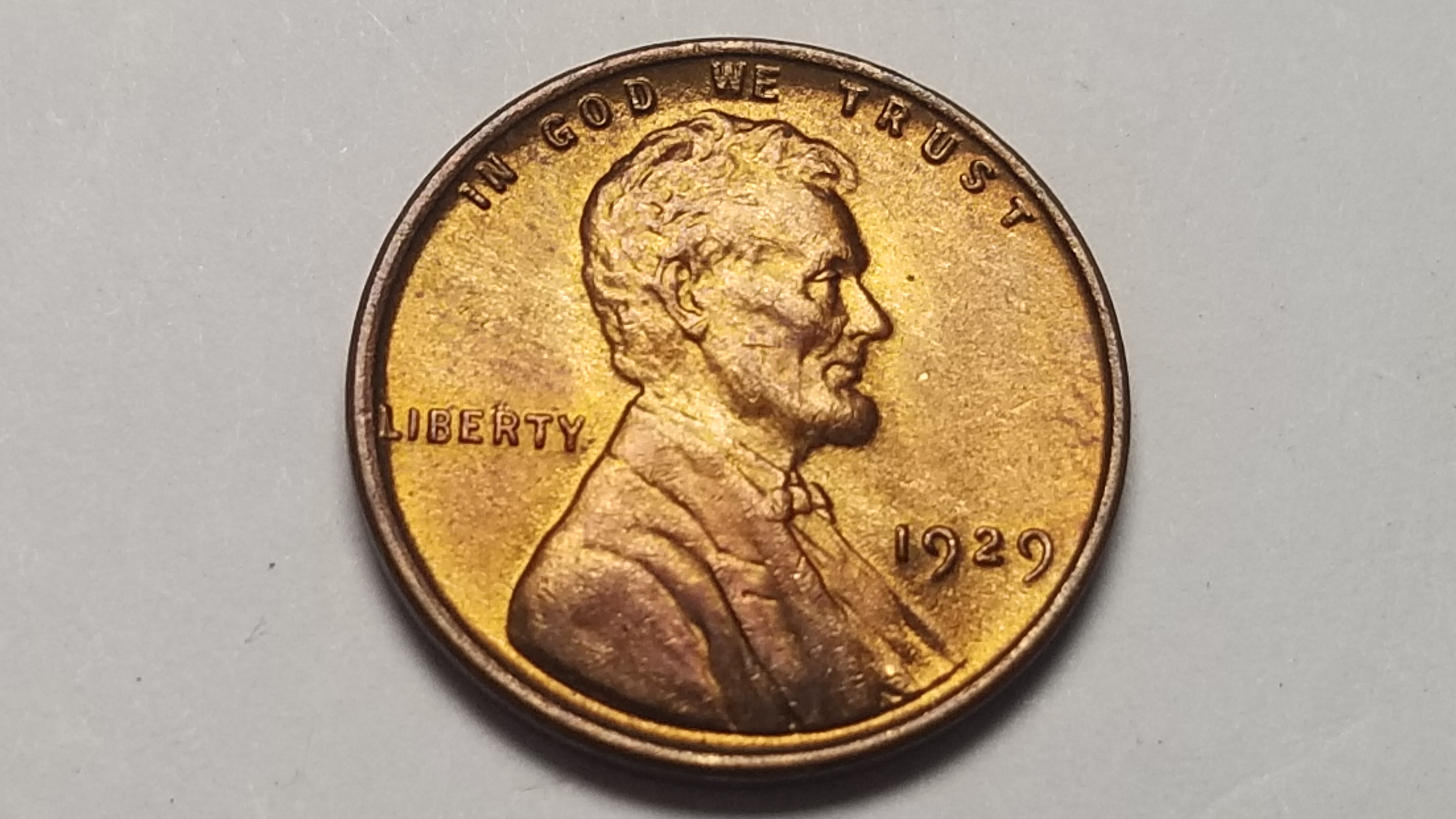 1929 Lincoln Cent Wheat Penny Uncirculated Red | Property Room