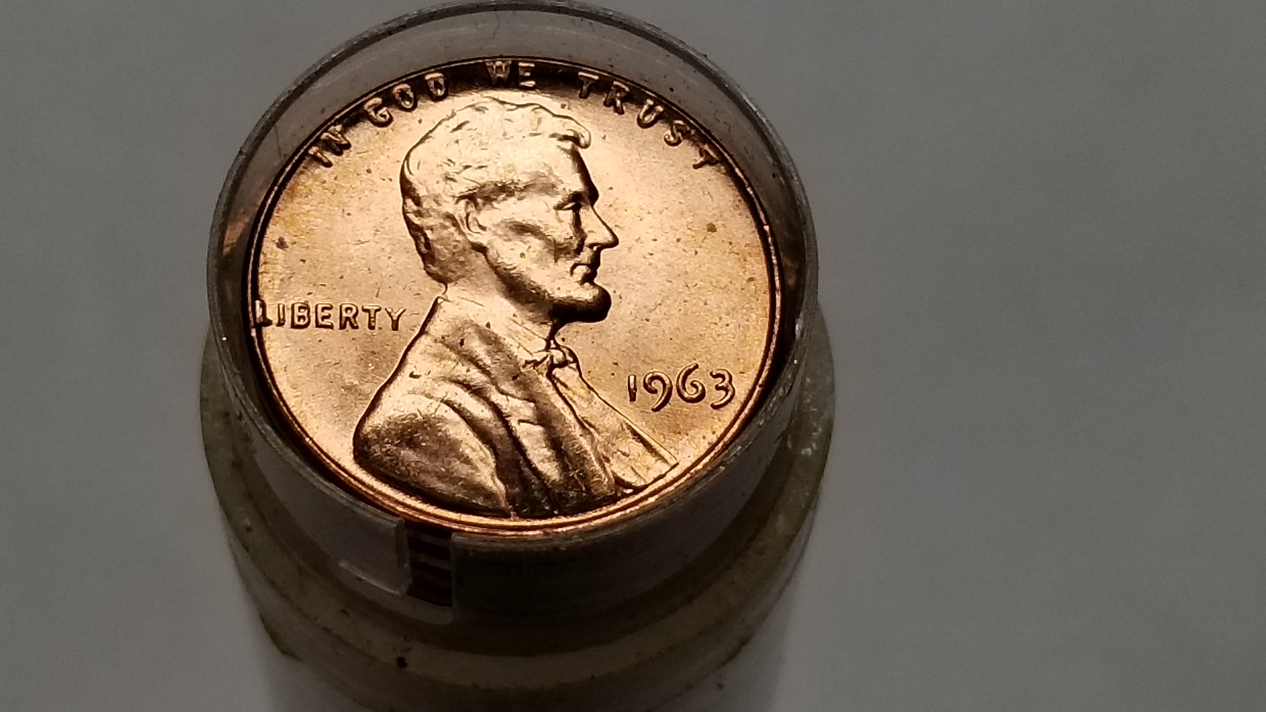 1963 Lincoln Cent Wheat Penny Original Uncirculated Roll | Property Room