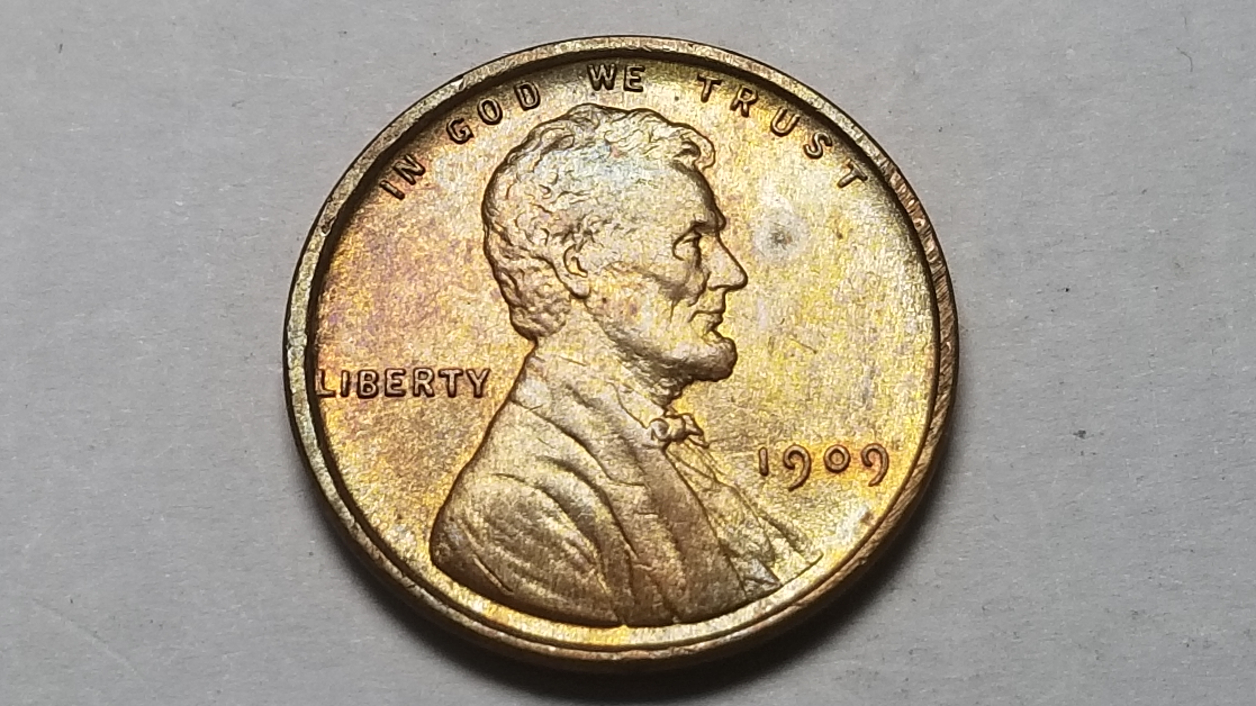 1909 VDB Lincoln Cent Wheat Penny Uncirculated | Property Room