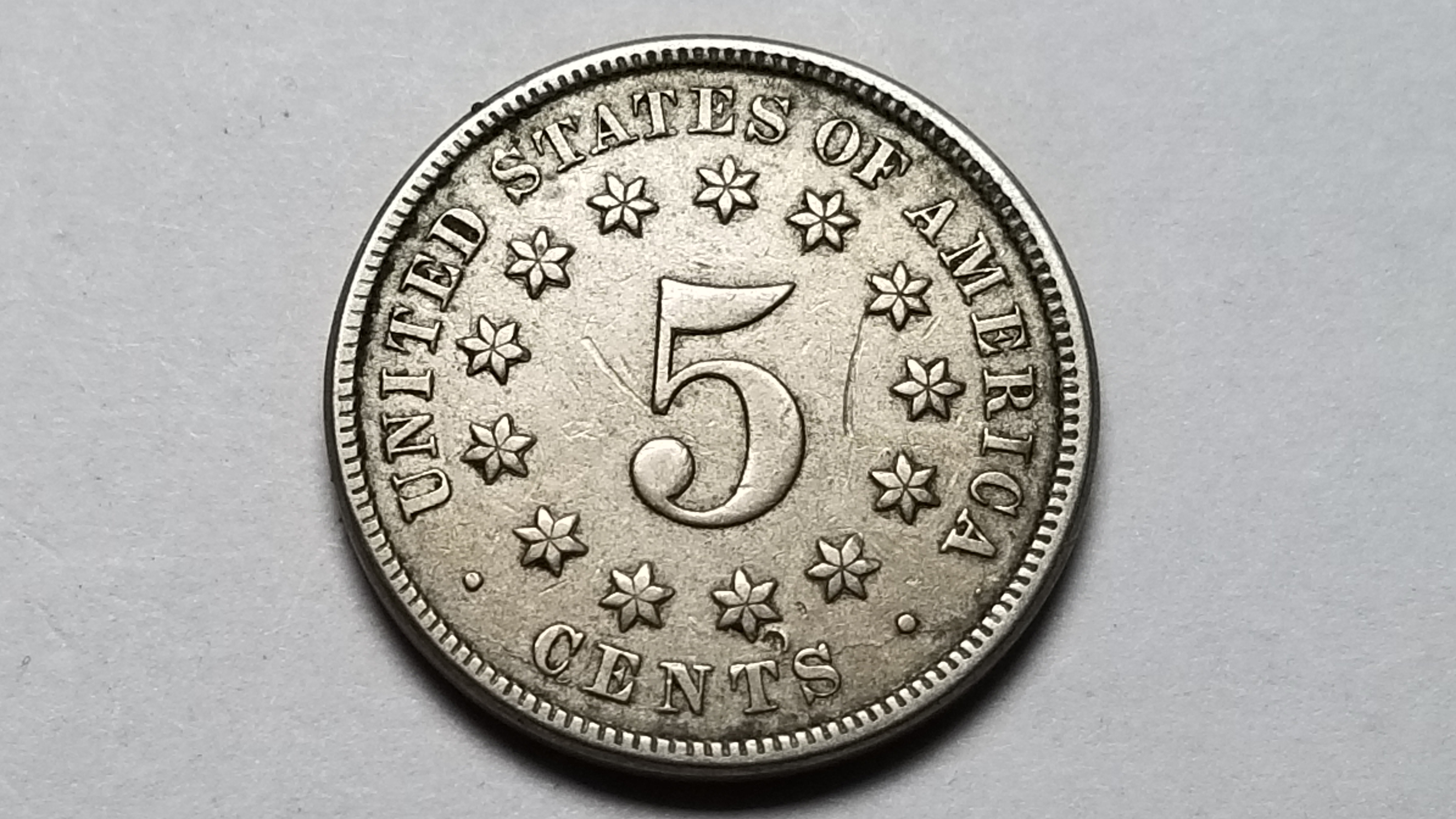 1875 Shield Nickel High Grade Very Rare | Property Room