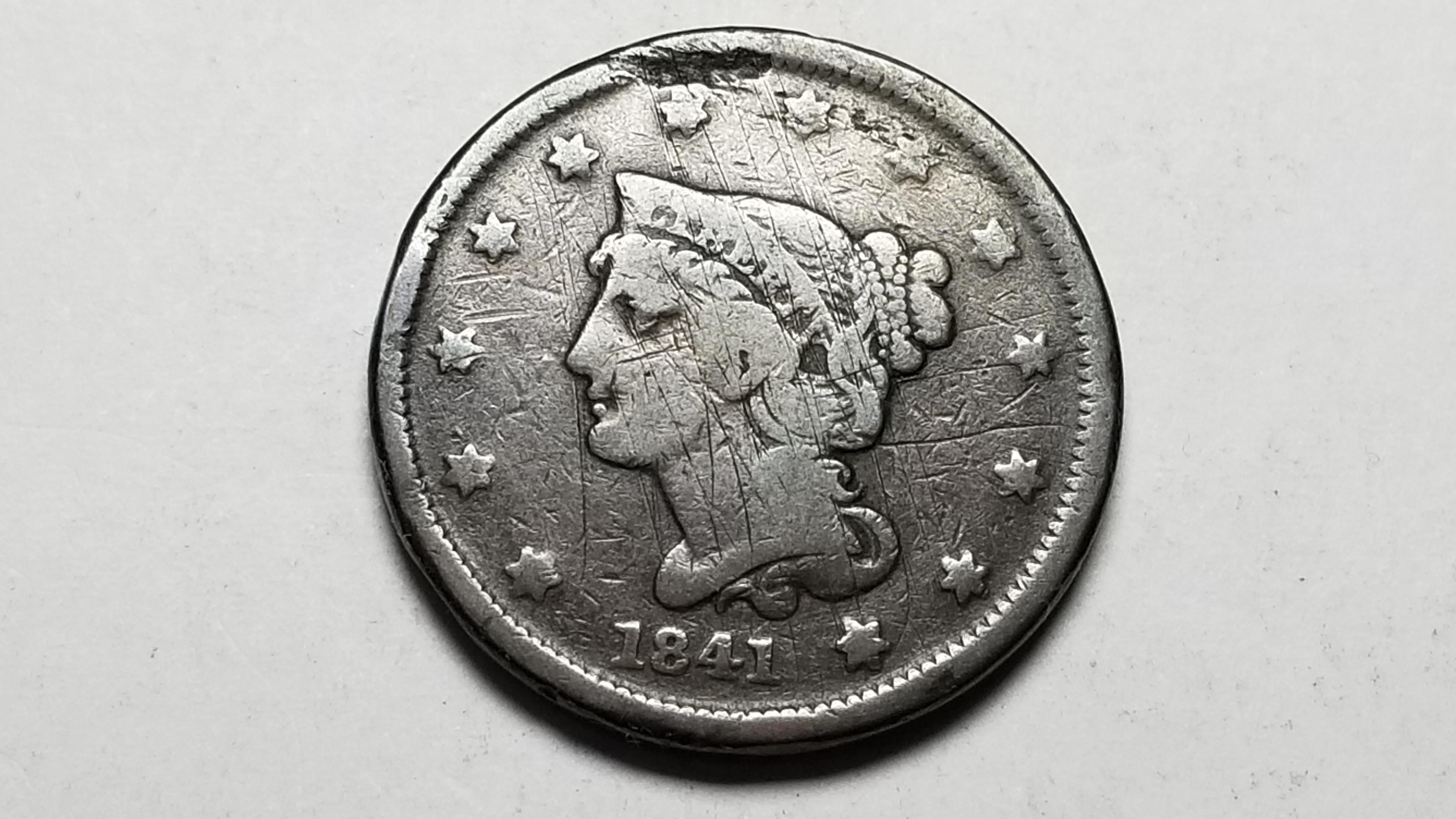 1841 Large Cent Rare | Property Room