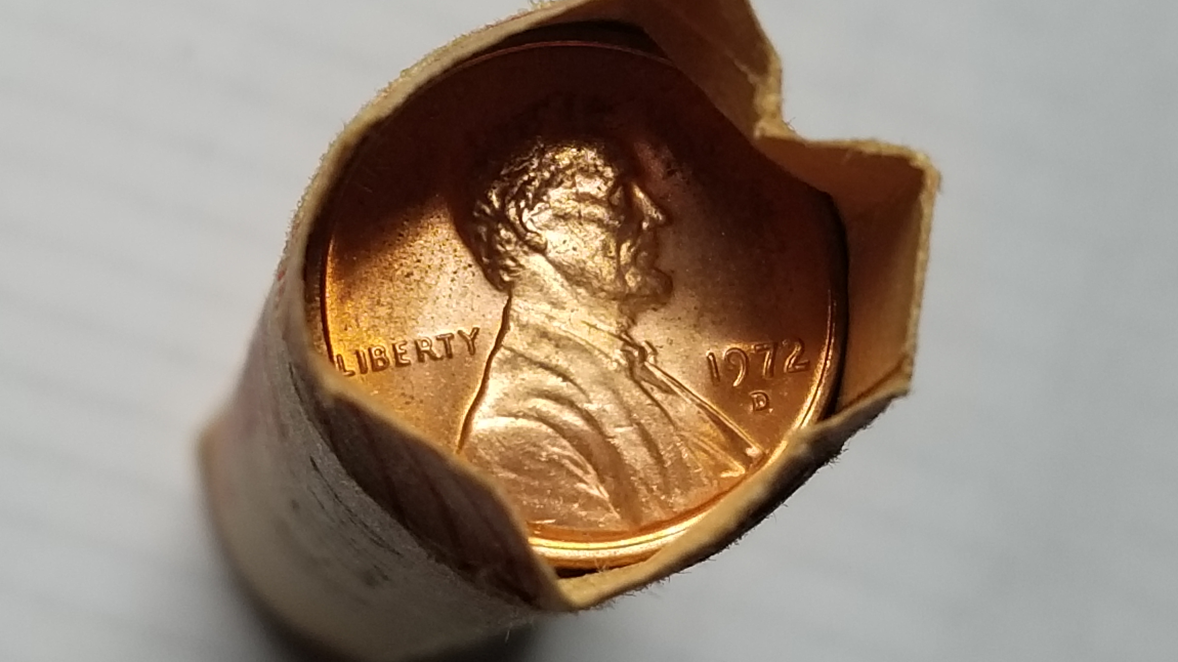 1972 D Lincoln Cent Penny Original Uncirculated Roll | Property Room