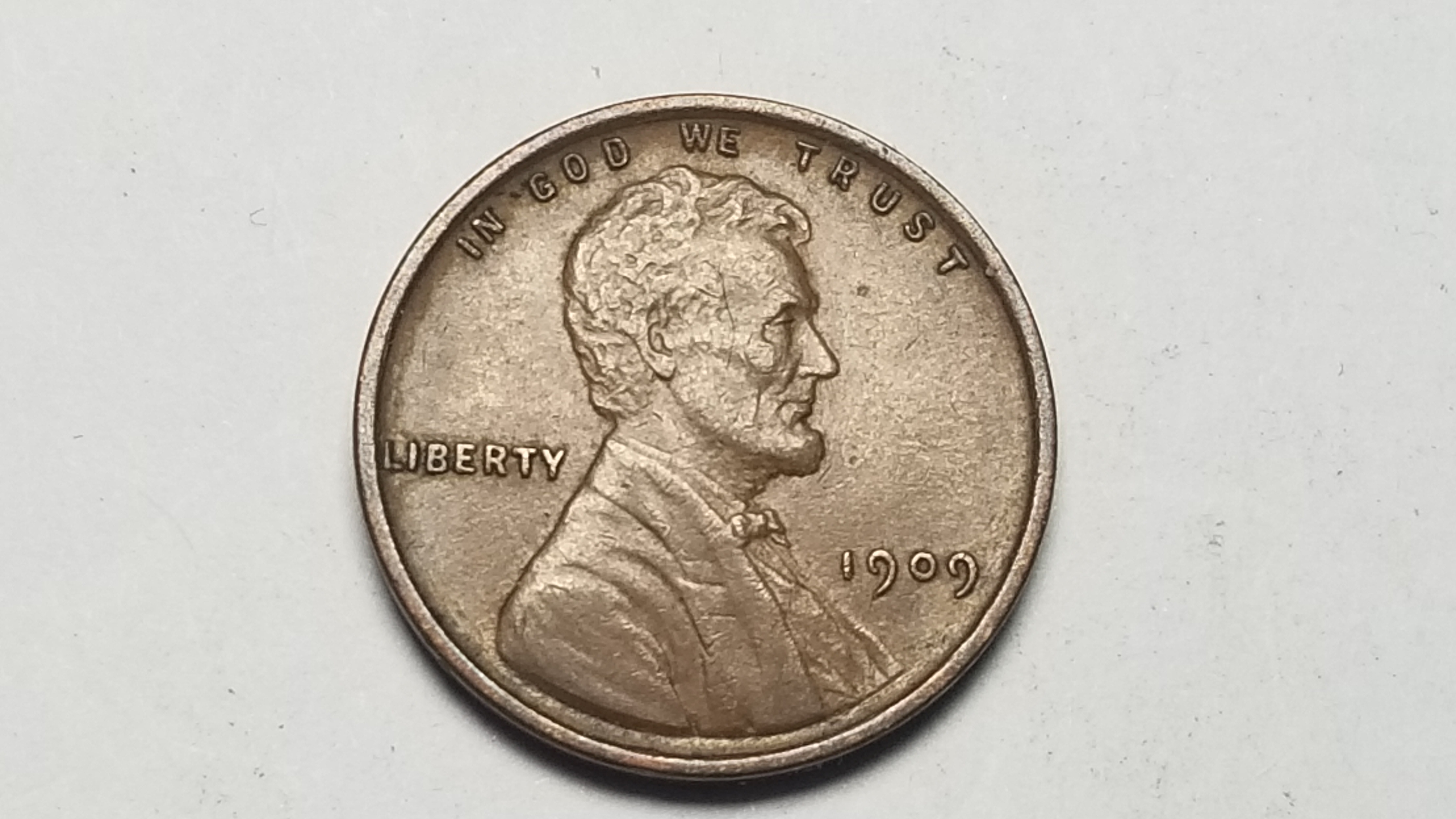 1909 VDB Lincoln Cent Wheat Penny High Grade | Property Room