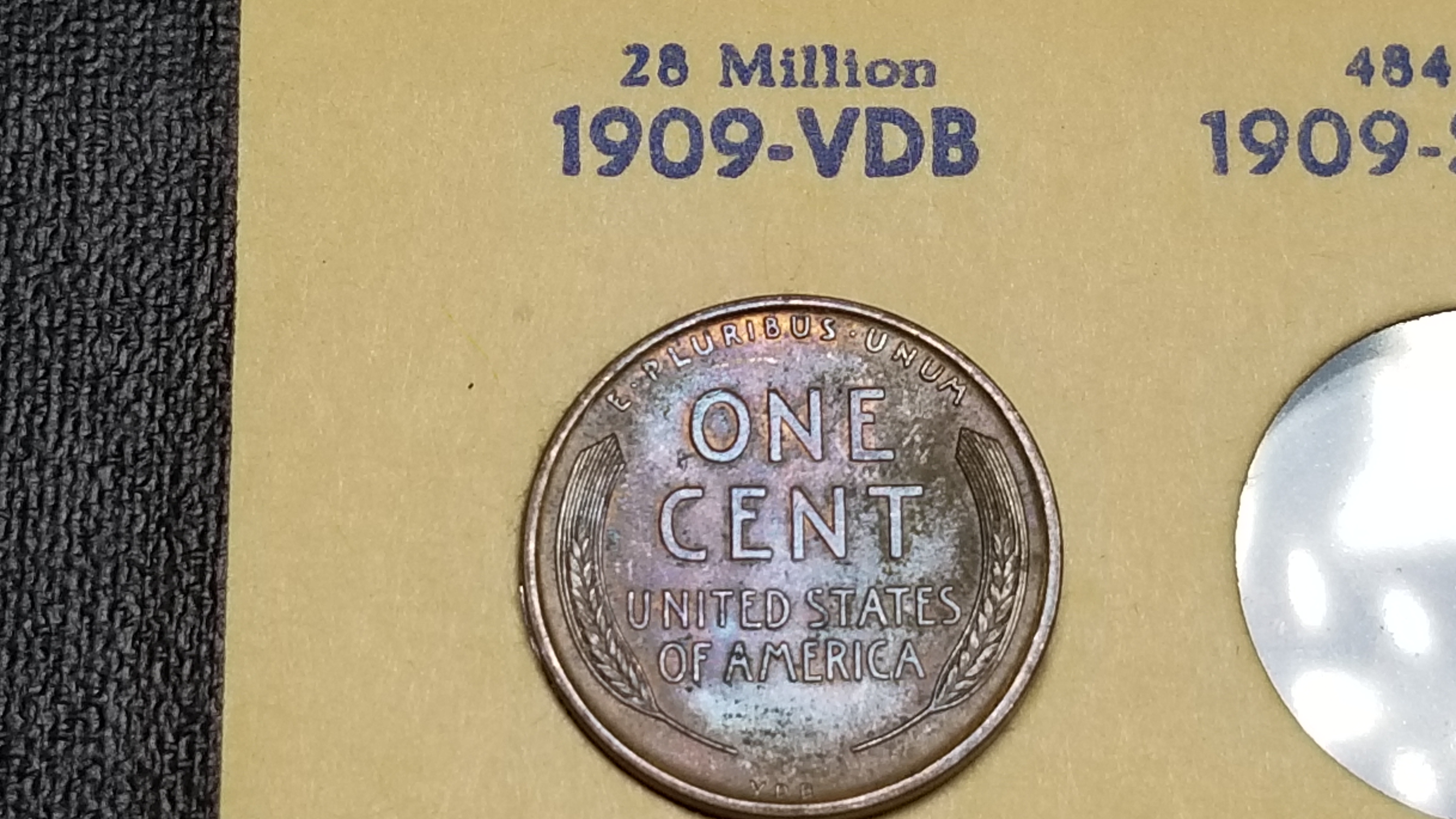 1909 VDB Lincoln Cent Wheat Penny BU From A Set | Property Room