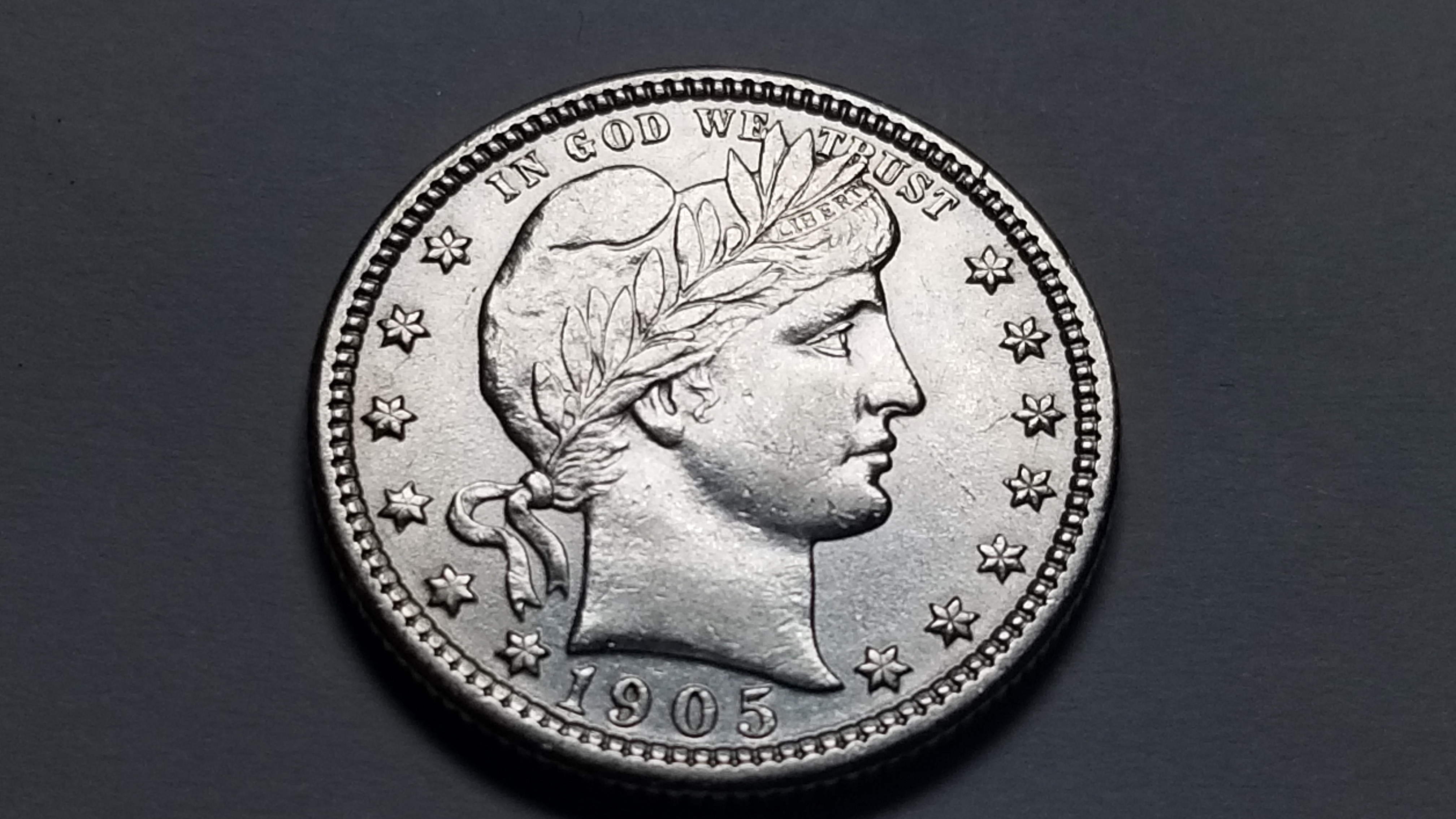 1905 Barber Quarter Uncirculated Rare | Property Room