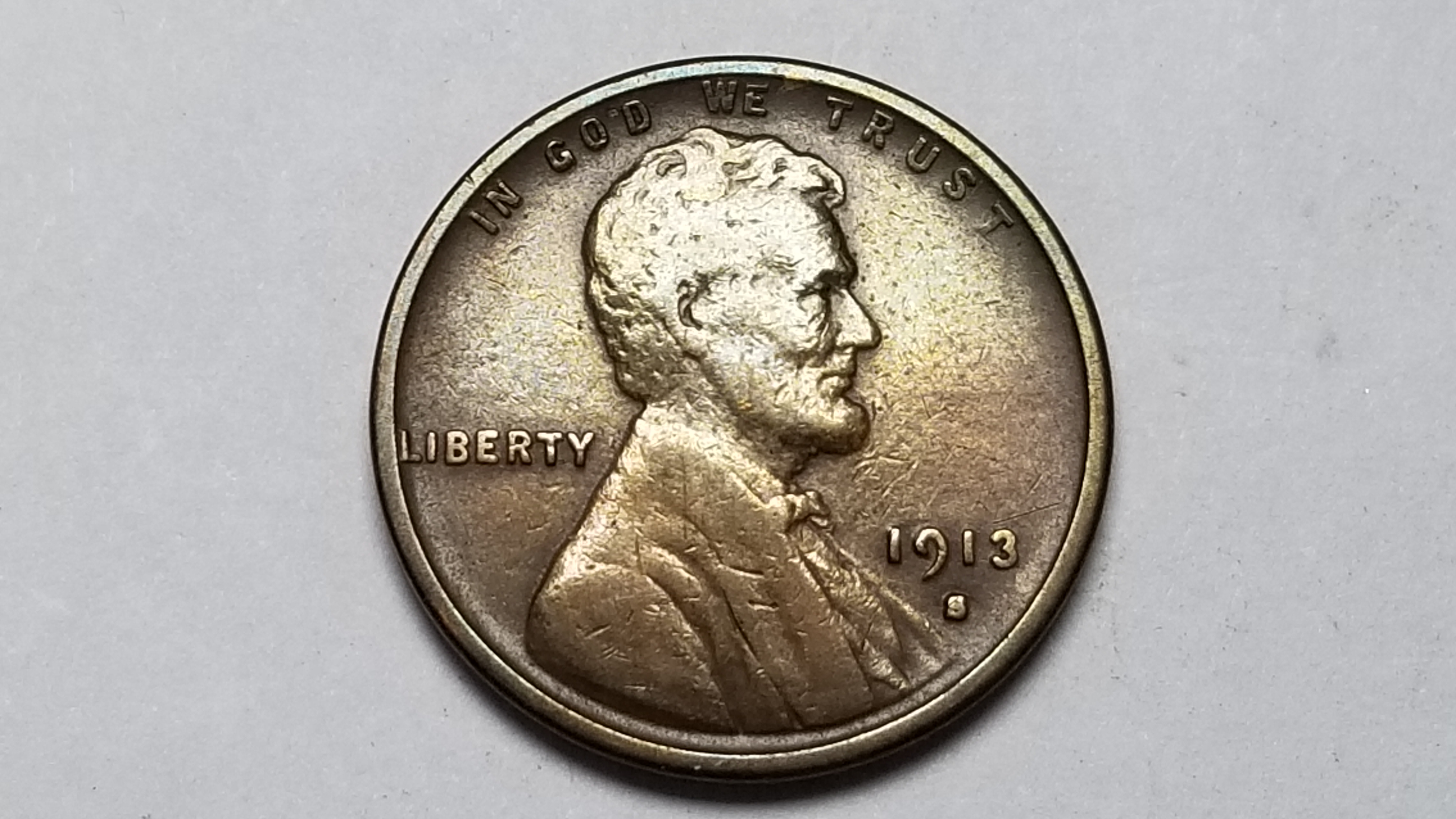 1913 S Lincoln Cent Wheat Penny High Grade | Property Room