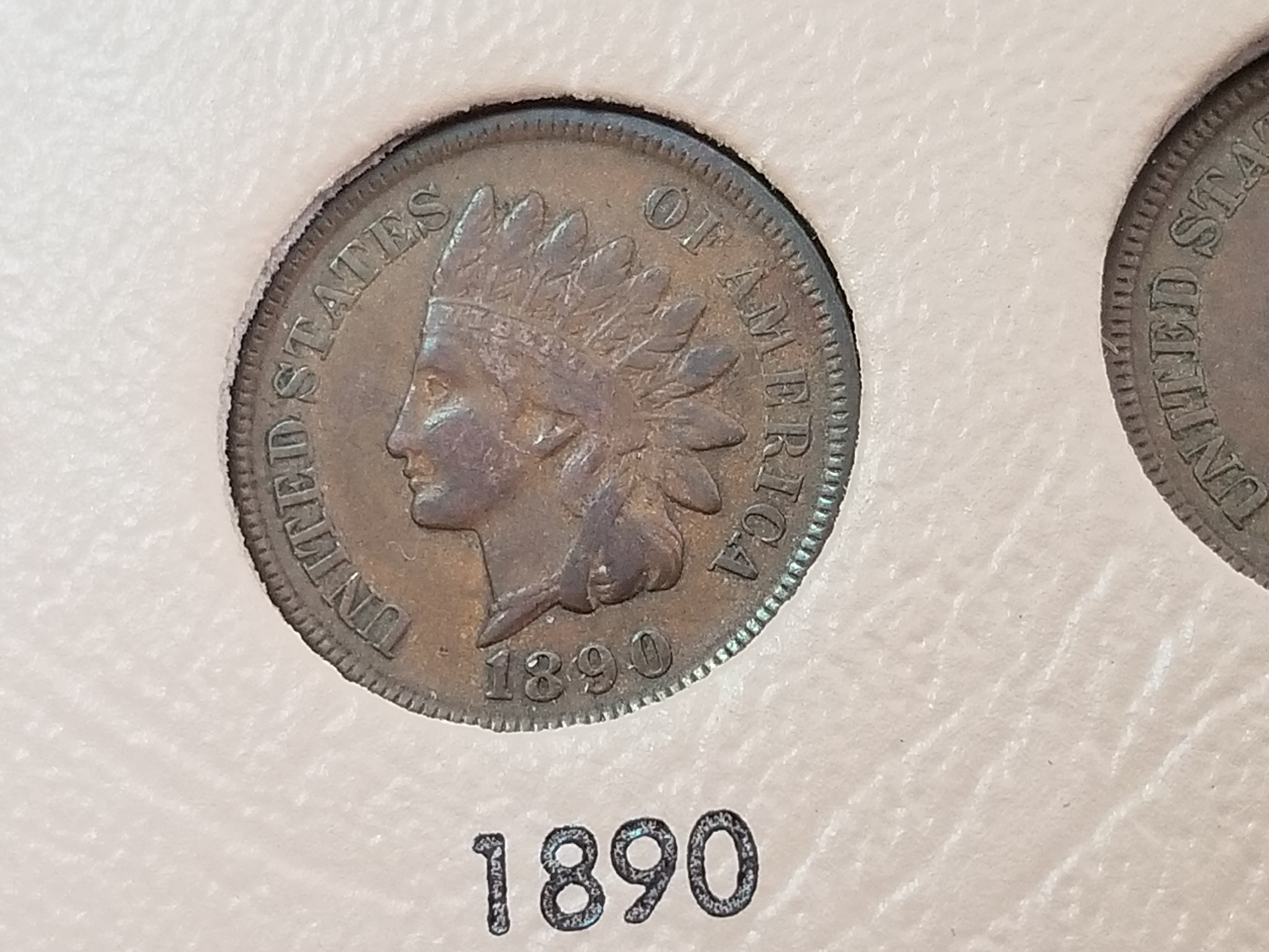 1890 Indian Head Cent Penny High Grade From a Complete Set | Property Room