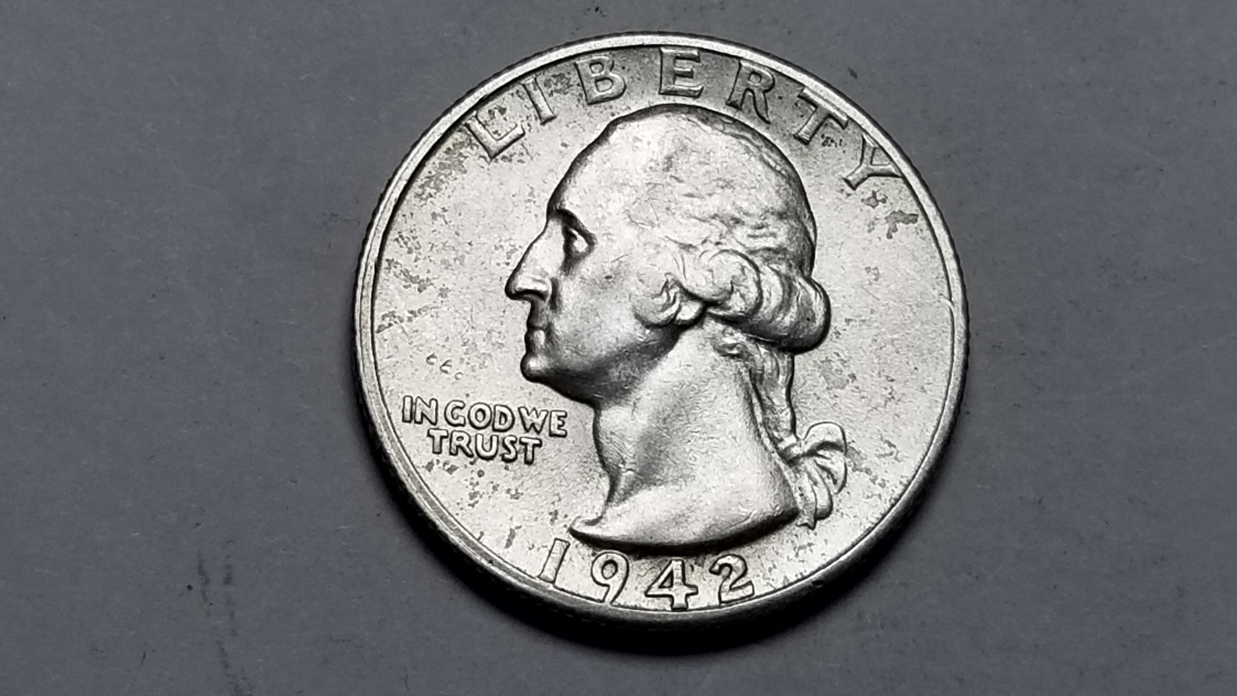 1942 S Washington Quarter Uncirculated Rare | Property Room