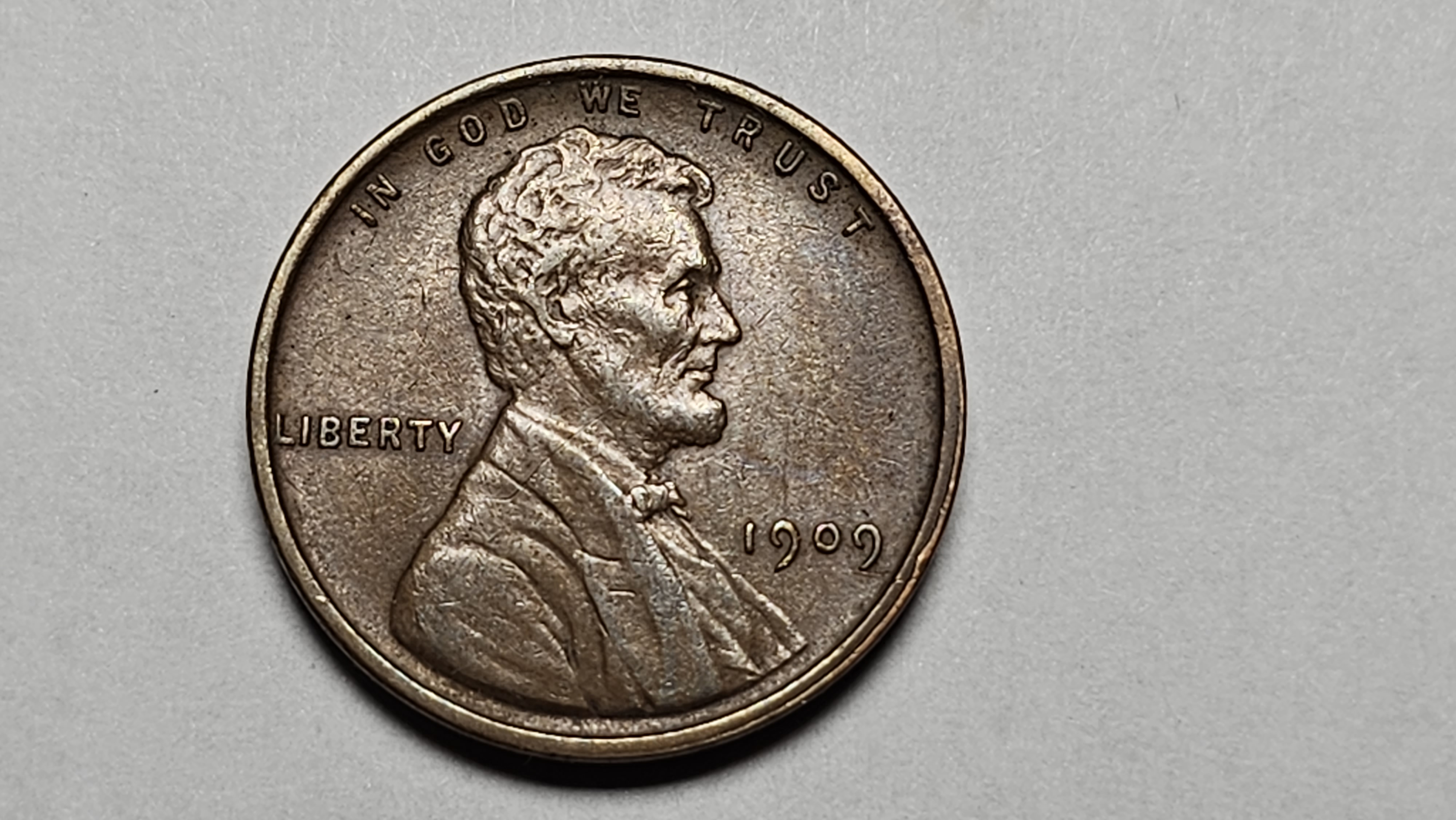 1909 VDB Lincoln Cent Wheat Penny Uncirculated | Property Room