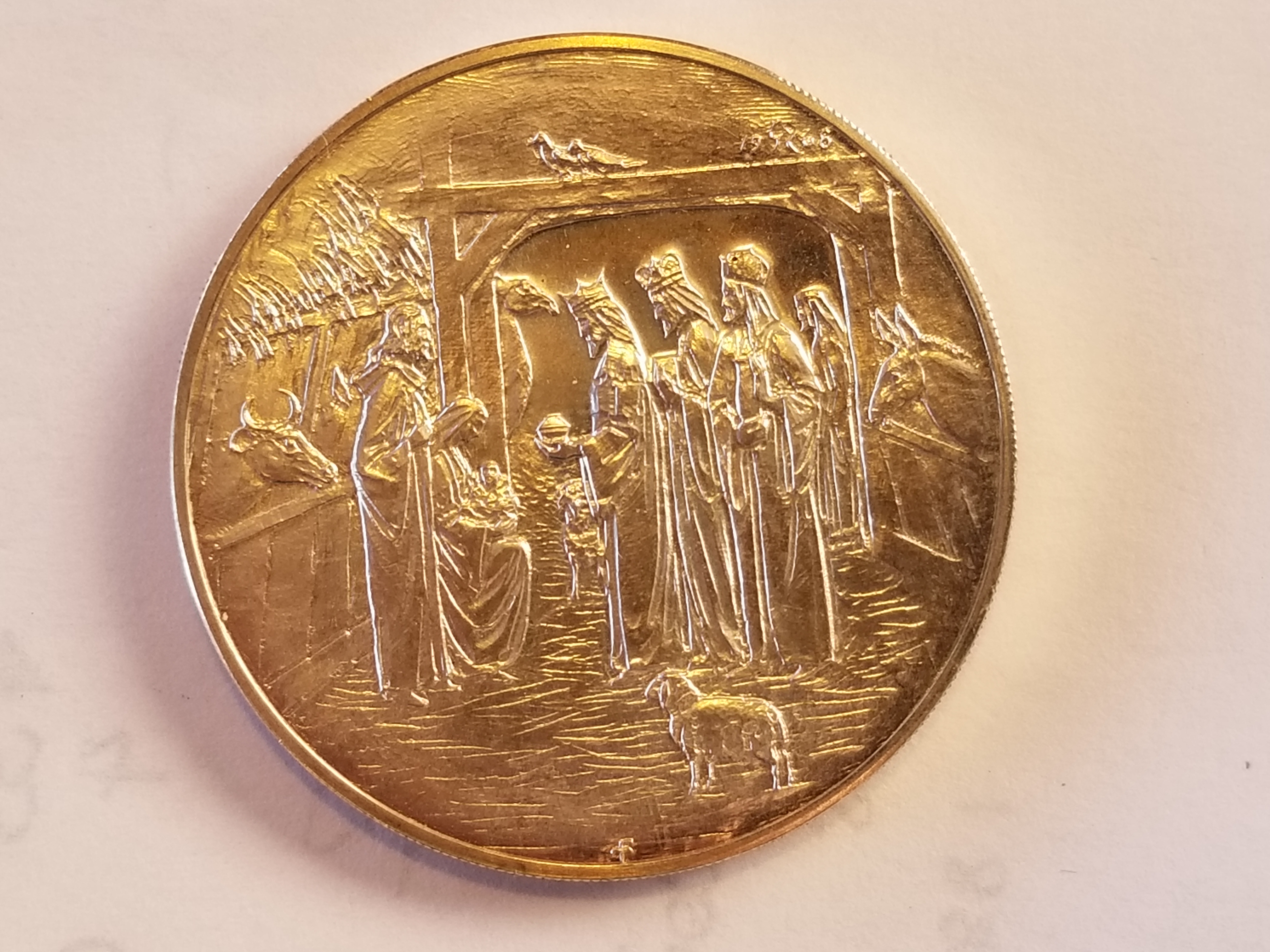 1oz Silver Round Biblical Scene | Property Room